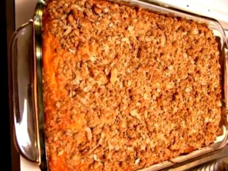 Easy To Make Pumpkin Bars With Nuts