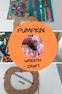 Pumpkin Wreath Fall Craft For Kids + Free Printable